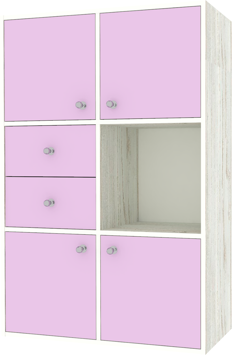 Стеллаж Джери 3 Винтерберг Ирис