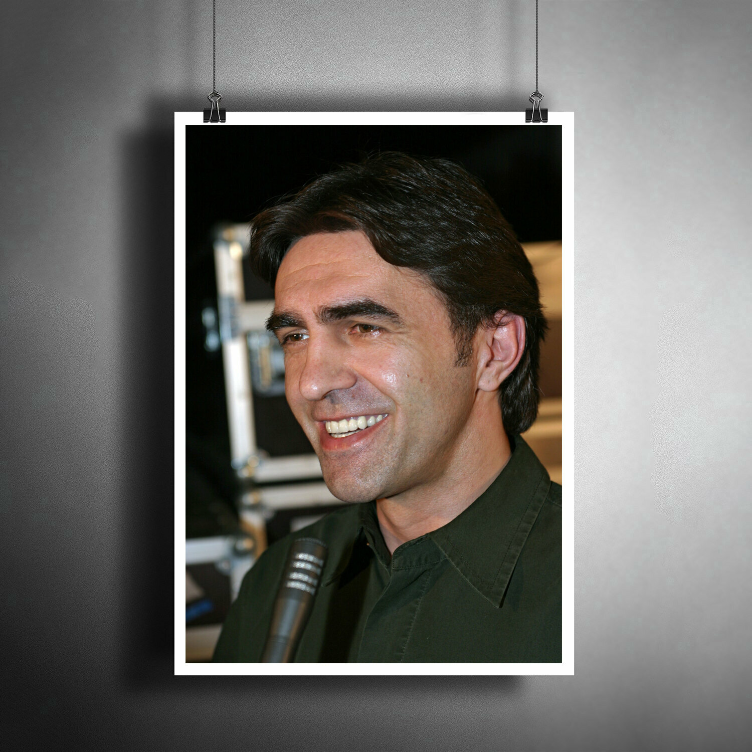 Постер плакат для интерьера "Советский и российский рок-музыкант, певец Вячеслав Бутусов. Рок-группа Наутилус" / A3 (297 x 420 мм)