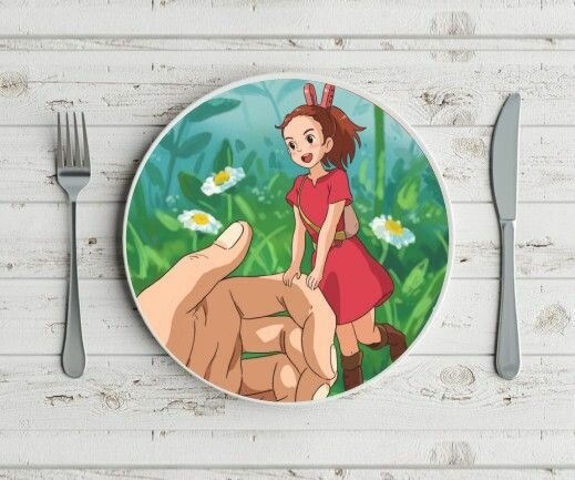 Тарелка Ариэтти из Страны Лилипутов №8