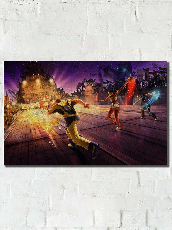 Картина интерьерная на рельефной доске ОСП игра Kinect Sports (PS, Xbox, PC, Switch) - 9829