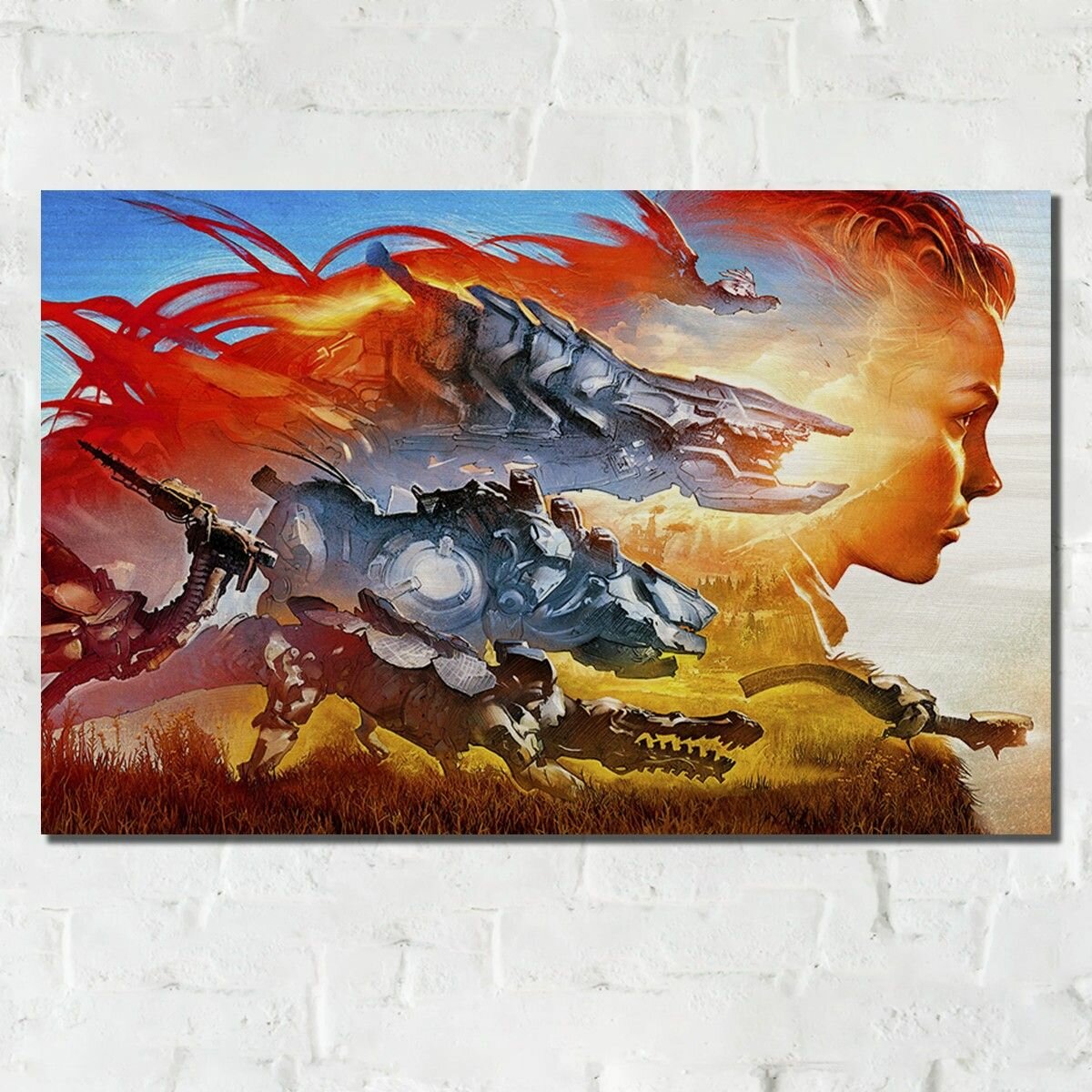 Картина интерьерная на дереве Horizen Zero Down Элой - 14010