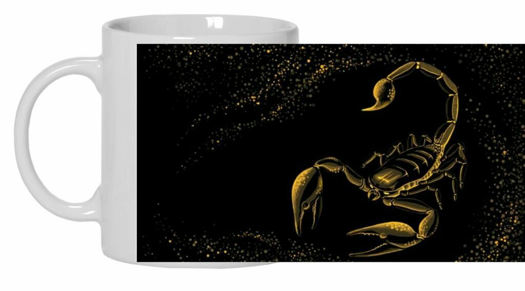 Кружка со знаком зодиака Скорпион №5, Обычная