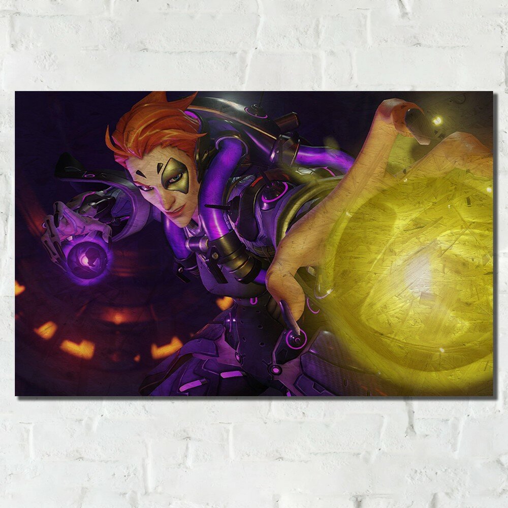 Картина интерьерная на рельефной доске ОСП Игры Overwatch - 15136
