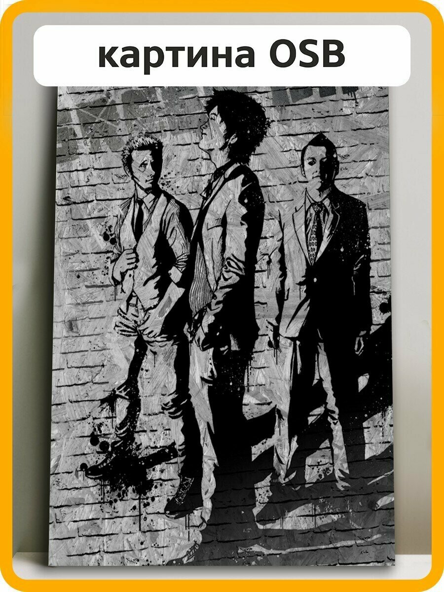 Картина интерьерная на рельефной доске, рисунок Музыка Green Day Билли Джо Армстронг - 7699 В