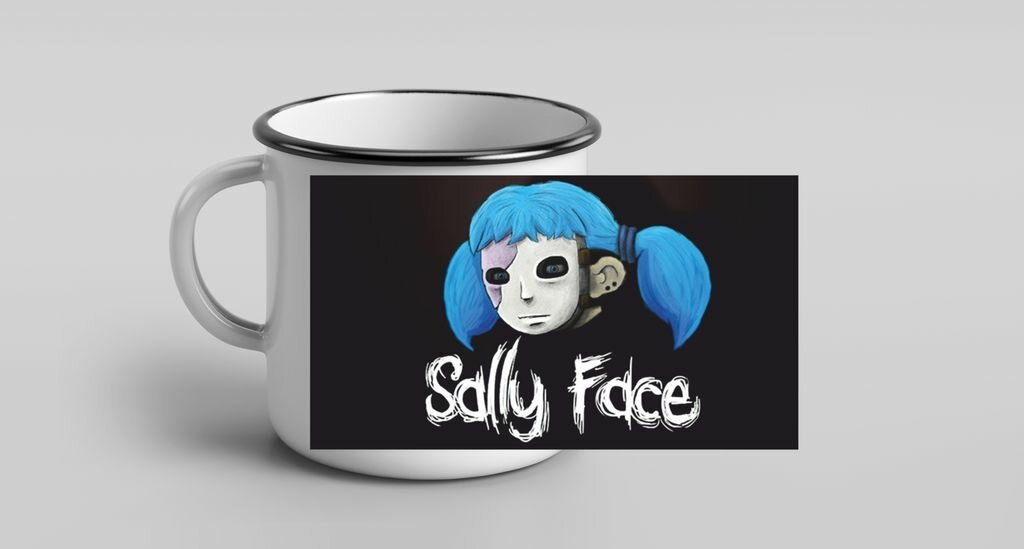 Кружка металлическая эмалированная Sally Face № 5