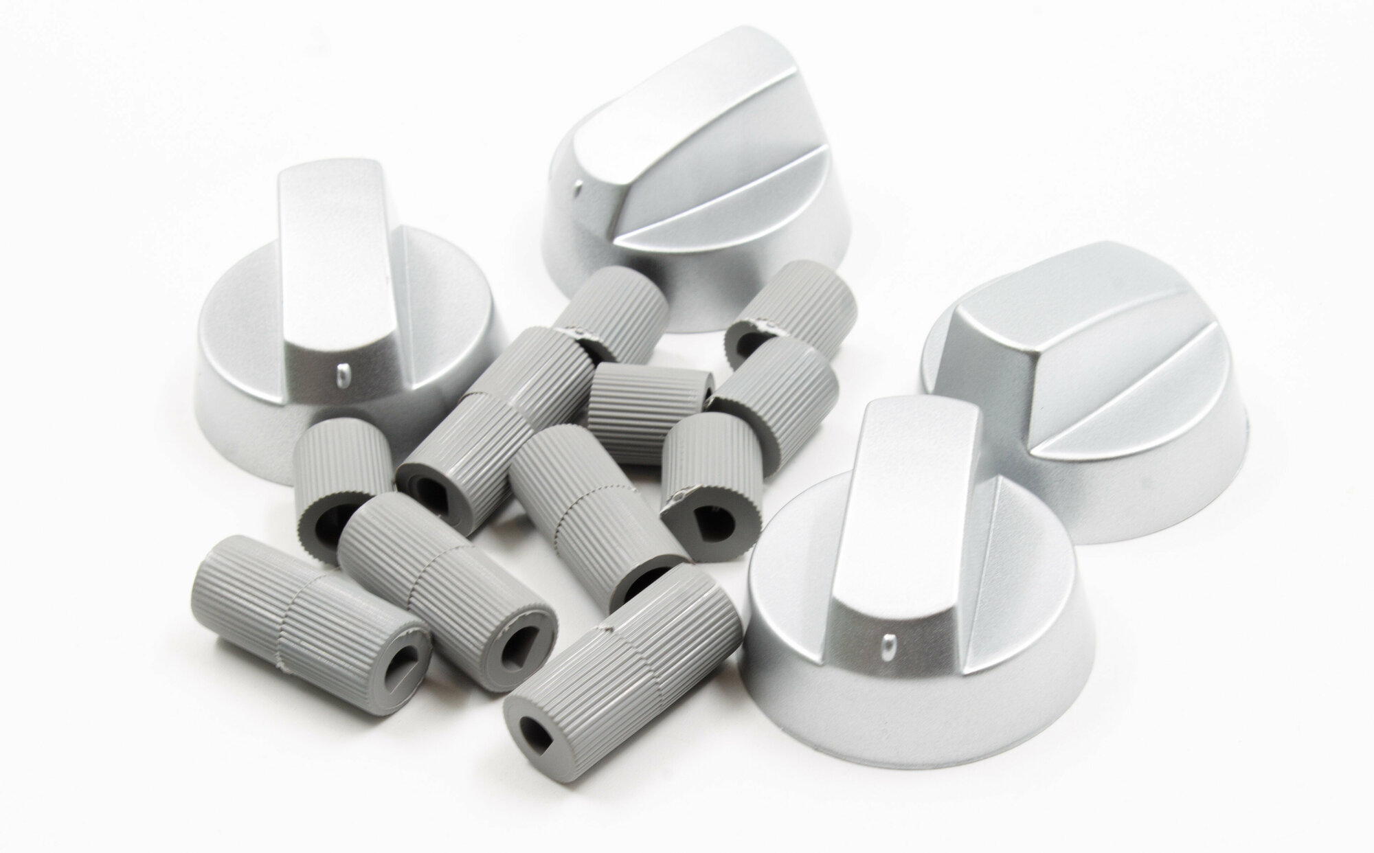 Набор универсальных ручек с переходниками для газовых плит и духовок