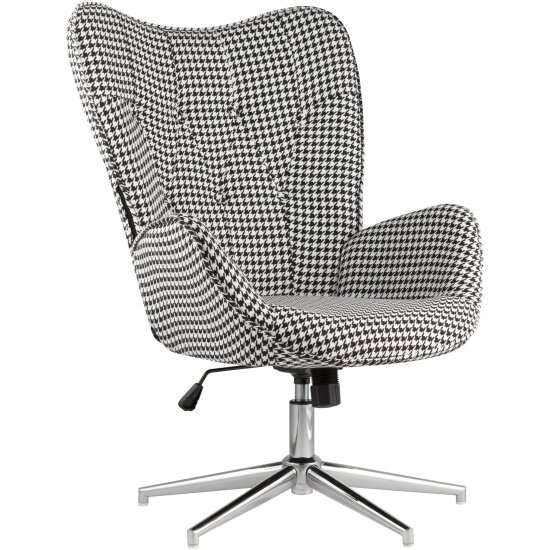 Кресло Stool Group Филадельфия регулируемое, ч/б