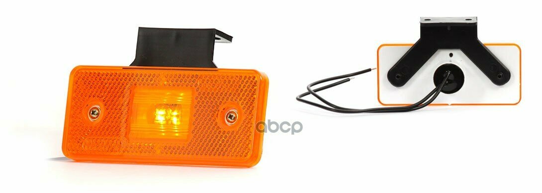 Фонарь габаритный боковой оранжевый [светодиод] 12V/24V WAS арт. 101Z