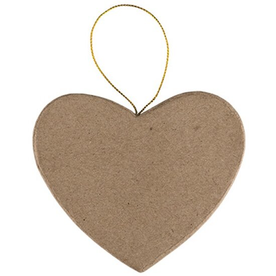 Заготовка для декорирования LOVE2ART PAM-109 №07 сердце 10.2 х 7.6 х 1.2 см, 3 шт