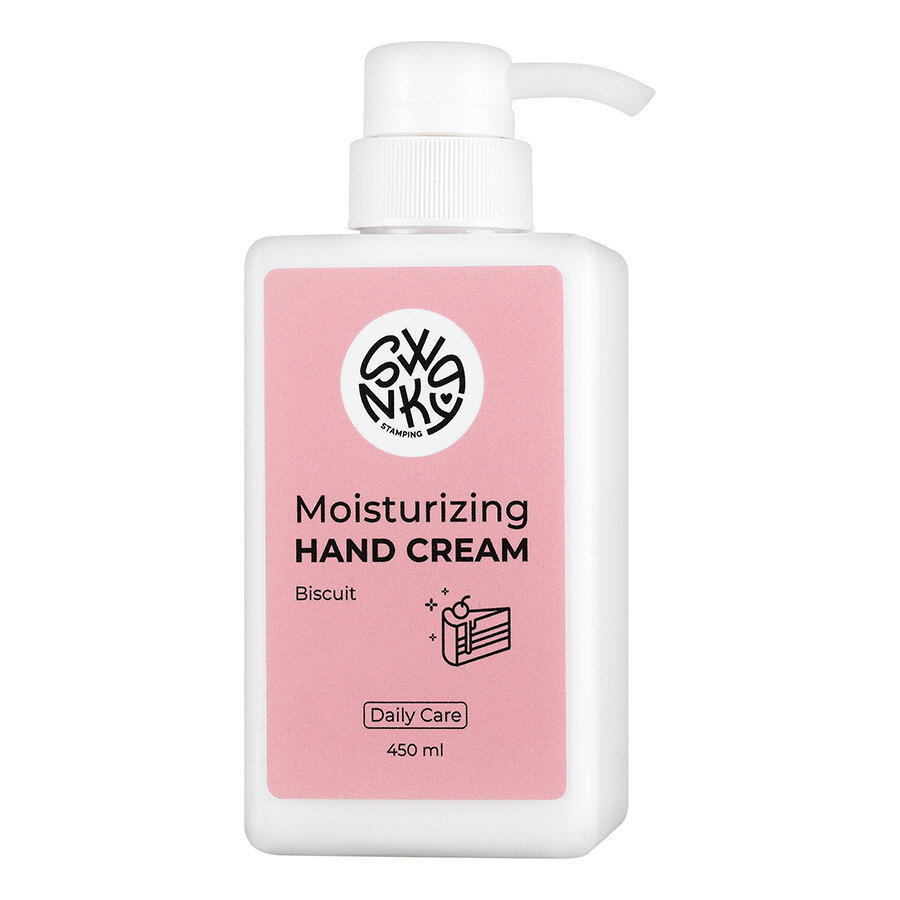Swanky Stamping, Увлажняющий крем для рук "Бисквит", 450 мл.