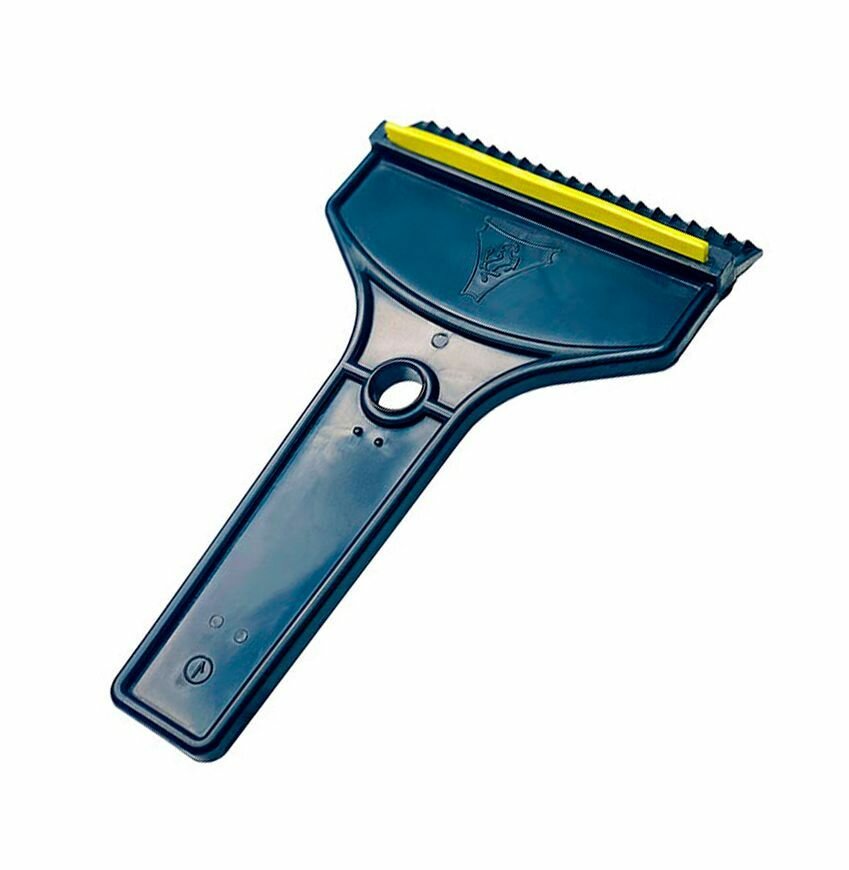 Скребок для льда с ручкой пластик и резинкой 17*10 см TOPAUTO TAS022