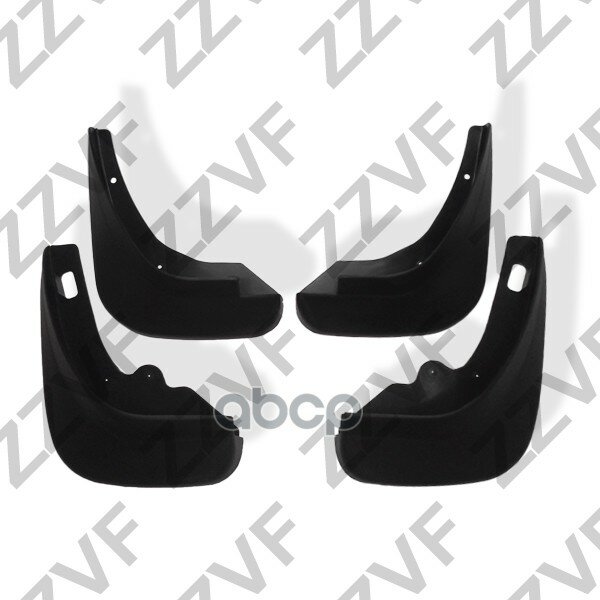 Брызговики (комплект 4 ШТ. Задние+передние) FORD FOCUS II (05-08) FORD ZZVF арт. ZVXY-FCS-038