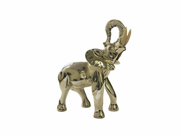 Фигурка "Слон" / с серебрением / 6 см / Италия / DSA SILVER / 7000