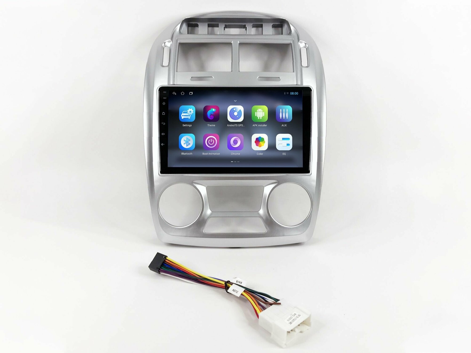 Магнитола Qled на Kia Cerato 1 hatсhback h/b климат контроль 2004-2009 Android 1/32GB