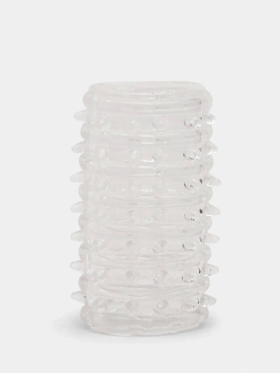 Насадка на пенис силиконовая с шипами и выпуклостями, кольцо-насадка на половой член