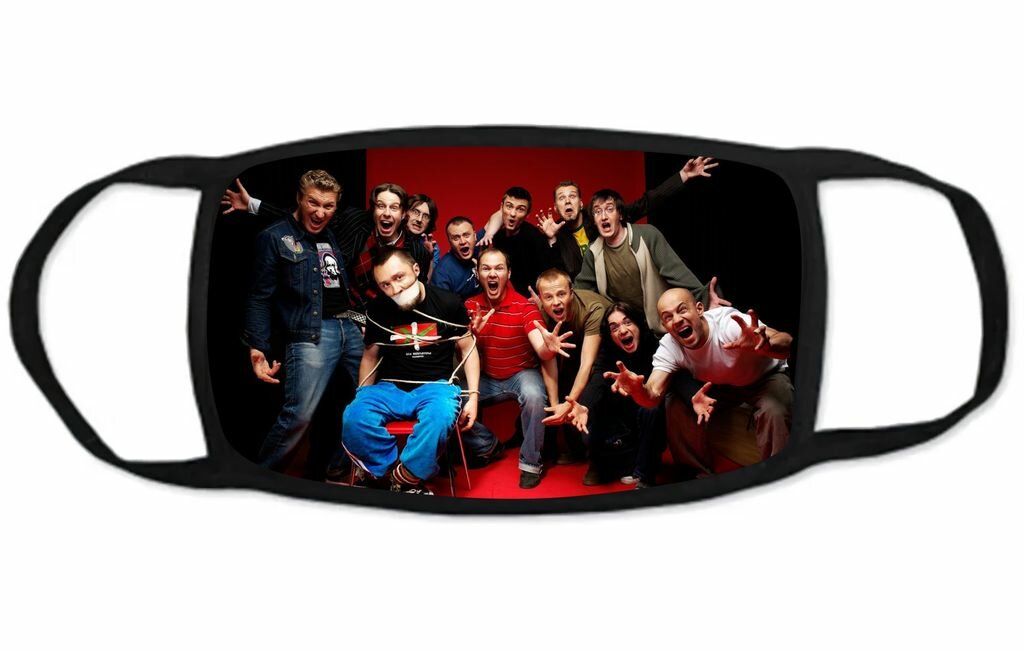 Маска защитная на лицо Ленинград, Leningrad №3), Детская - 18 на 10 см