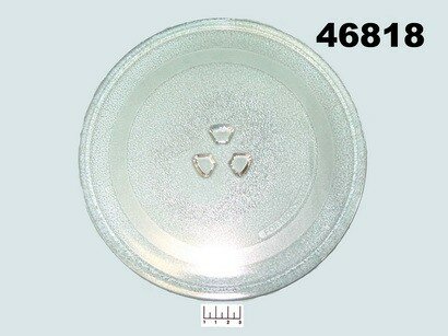 Поддон стеклянный для СВЧ 245мм с крестом ER245BD-MS (LG)