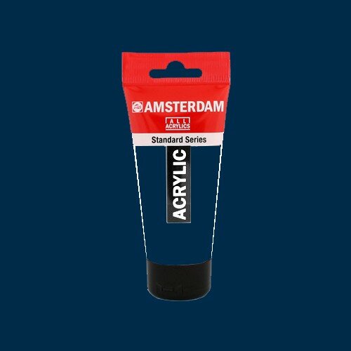 Краска акриловая AMSTERDAM цв.№566 прусский синий (фтало) туба 20мл