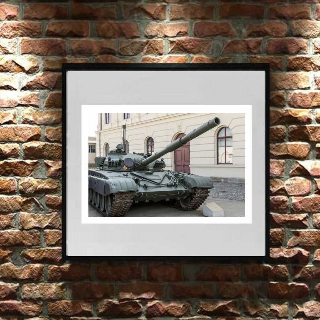 Плакат "Танк боевой Т-72м" Cool Eshe из коллекции "Автомобили", А4