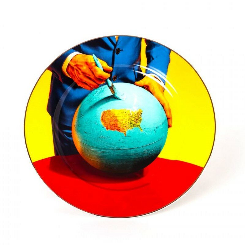 Тарелка Seletti Toiletpaper Porcelain Globe 16916