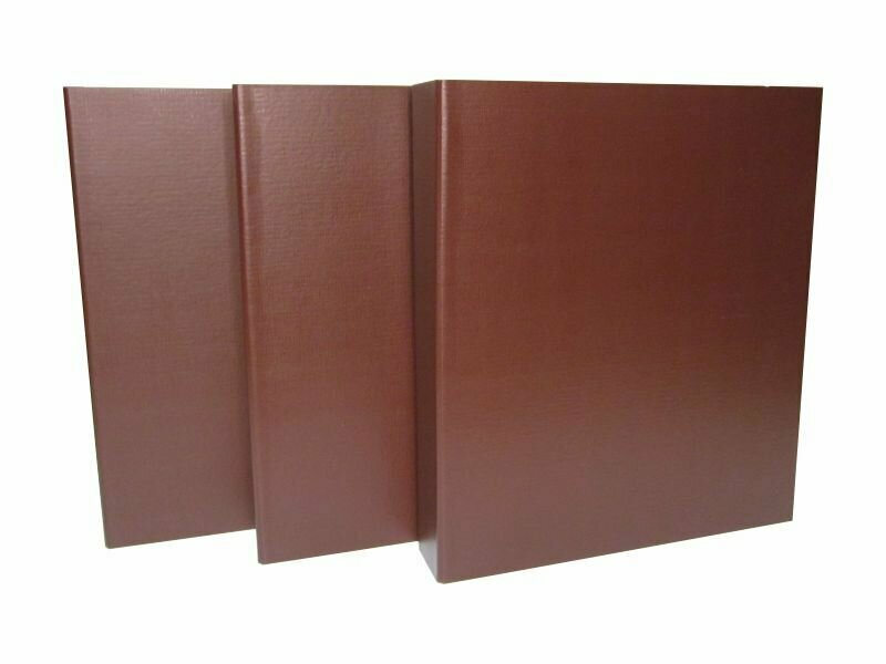 Альбом вертикальный 320х270мм, без листов, цвет коричневый. Формат "GRANDE". Сомс