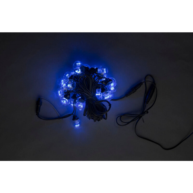 LED-2BLR-50CM-10M-240V-B Гирлянда Белт-лайт 10м, IP65, 20 синих ламп/черный провод. Neo-Neon