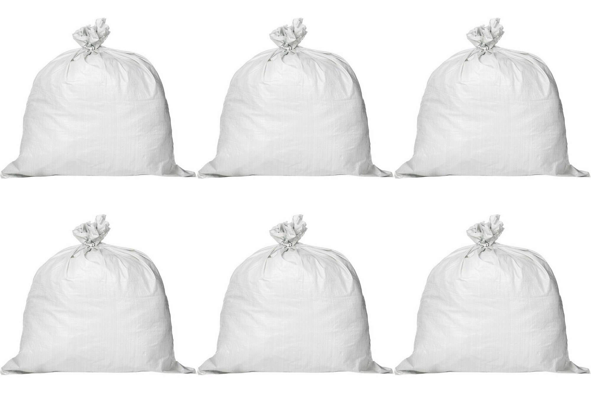 Мешки для мусора тканые, 100х120 см, 6 шт