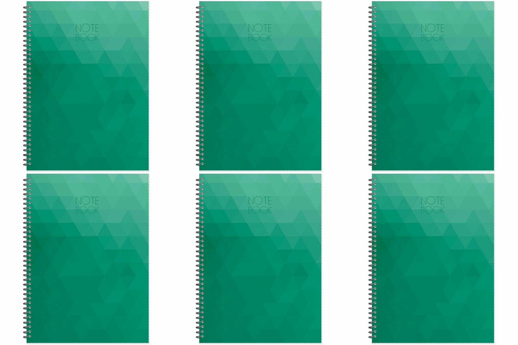 Attache Тетрадь общая Cristal, 96 листов, клетка, А4, 6 шт