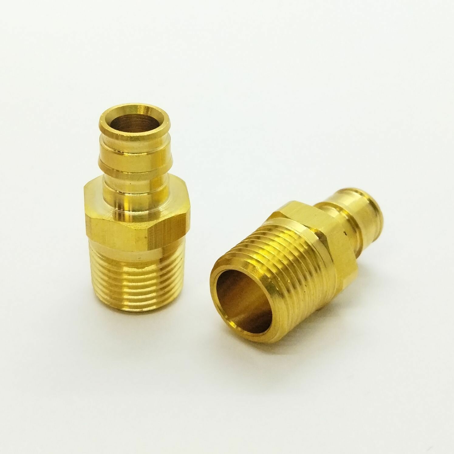 Муфта PE-X латунь HG 16х1/2" НР, 2 шт