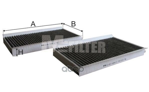 Фильтр салона! угольный 2шт BMW E60/E61/E63/E64 04> M-Filter арт. K994C-2