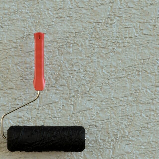 Декоративный, структурный валик (имитация камня) по штукатурке для стен и пола Морская скала, 230/80 мм.