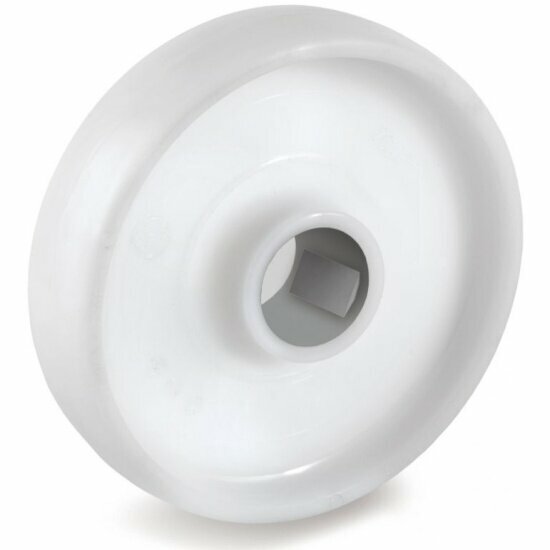 Колесо Tellure Rota 682106 под ось, диаметр 200мм, грузоподъемность 730кг, полиамид, (подшипник в комплект не входит)