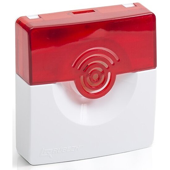 Оповещатель охранно-пожарный комбинированный Rubezh ОПОП 124-7 12В (красно-белый)