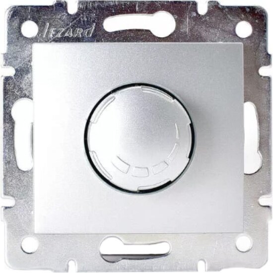 Светорегулятор (диммер) Lezard СП 800Вт Karina матов. серебр, 707-4388-115