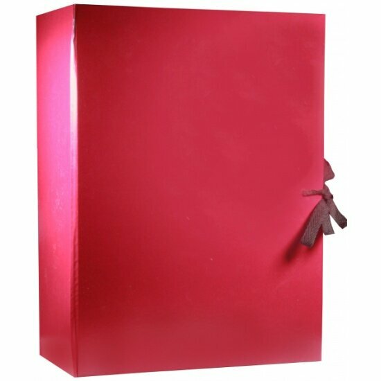 Папка архивная Attache Economy складная 150мм , цвет бордо