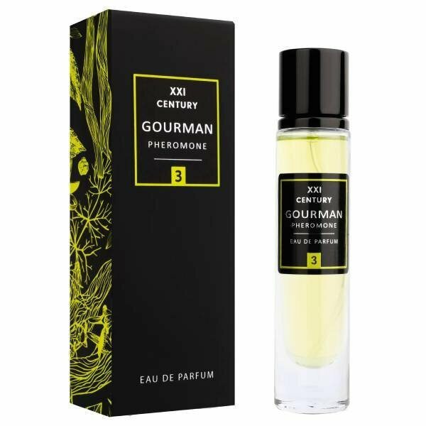 Парфюмерия XXI века Мужской Gourman №3 Eau de Parfum Парфюмированная вода с феромонами (edp) 13мл
