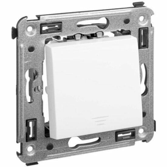 Кнопка Dkc 1-кл. СП "Avanti" "Белое облако", 4400153