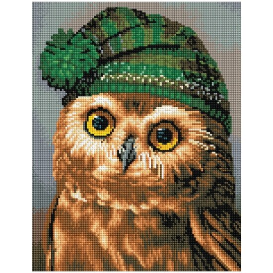 Алмазная мозаика Три Совы Сова, 30*40 см