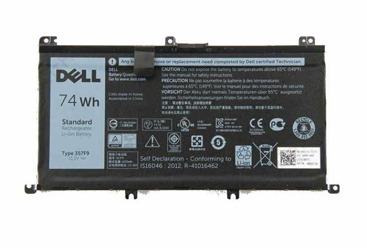Аккумулятор для Dell Inspiron 15-5577, 15-5576, 15-7559, 15-7566, 15-7567, (357F9), 6330mAh, 74Wh, 1