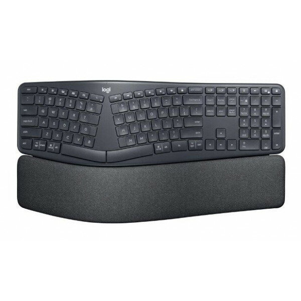 Logitech ERGO K860, черный, (Английская раскладка), офисная клавиатура