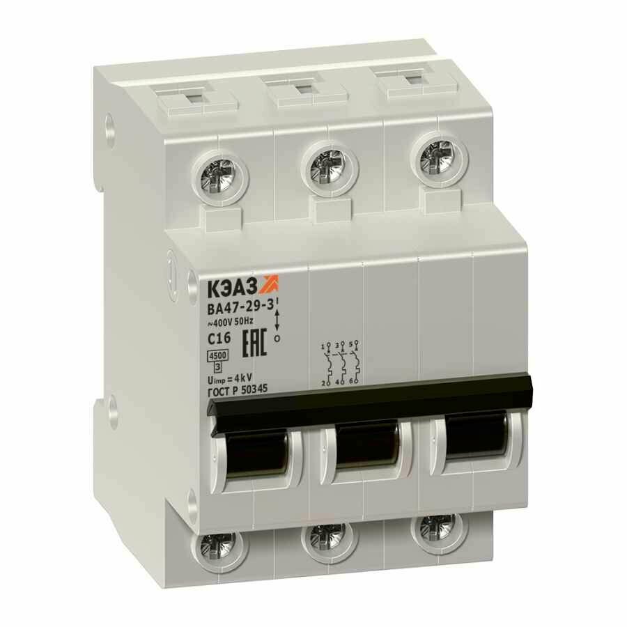 Выключатель автоматический модульный ВА47-29-3C40-УХЛ3-КЭАЗ КЭАЗ - K-141618