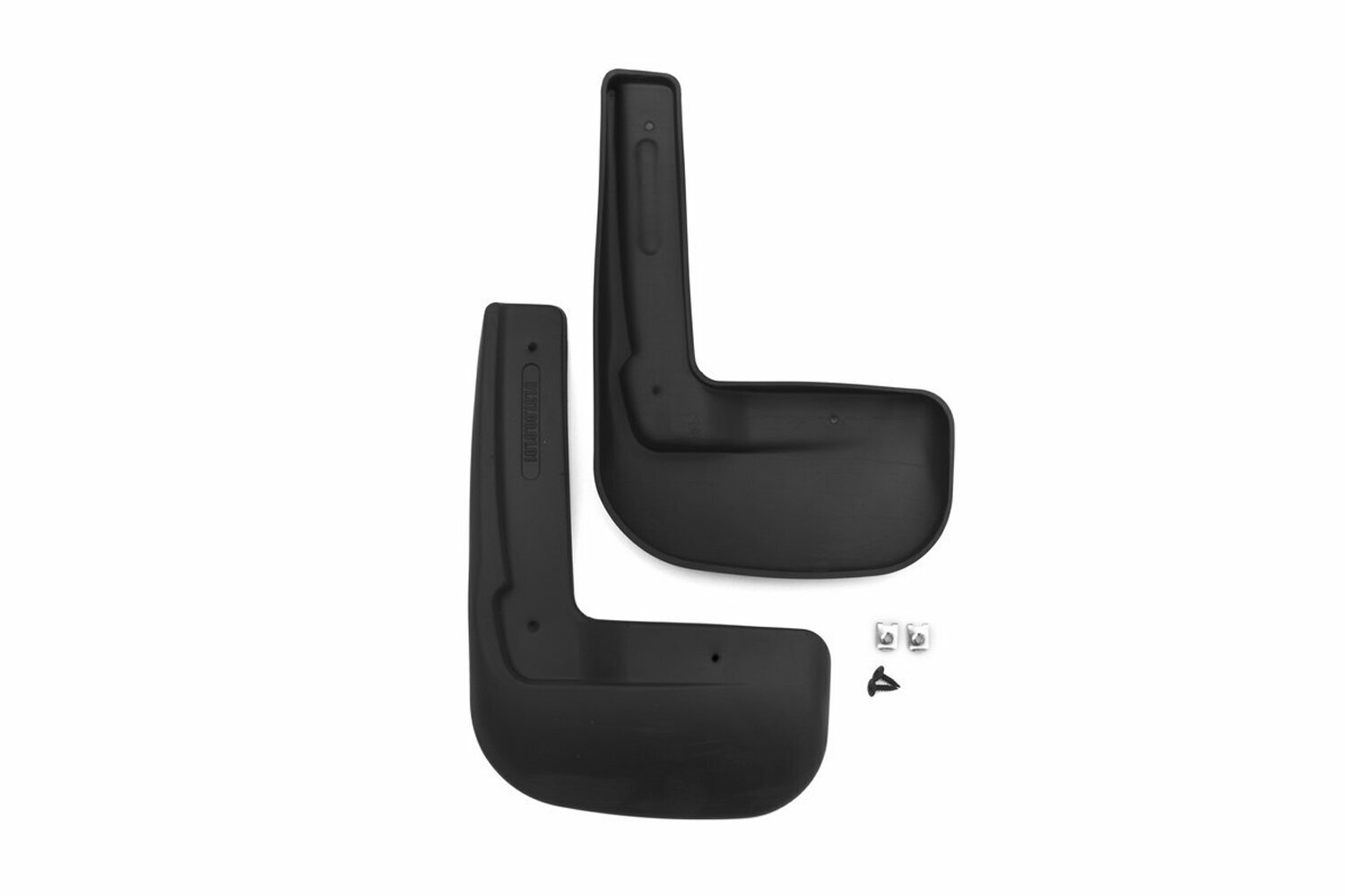 Брызговики передние подходят для VOLKSWAGEN Polo, 2015-2020, сед, 2 шт. (optimum) в пакете / Фольксваген Поло