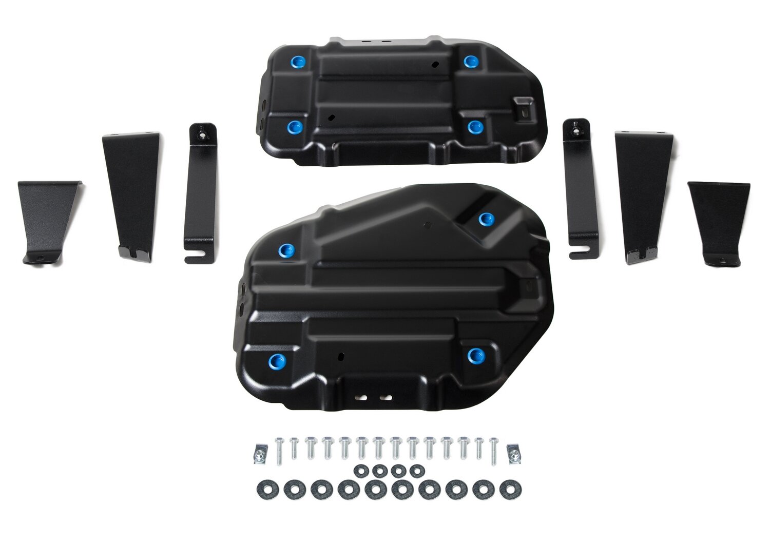 Защита топливного бака Rival для Toyota RAV4 XA50 2019-н. в, сталь 1.5 мм, 2 части , с крепежом, 111.9535.1