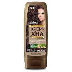 0921 Крем-хна цвет Темный каштан, 140мл