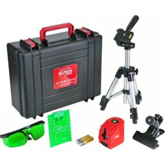 Лазерный нивелир Elitech PROMO ЛН 3К ЗЕЛ Промо (Е0306.015.00)