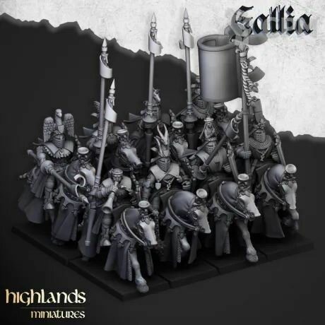 Warhammer Bretonnia Mount Knights/Рыцари Бретонии на Конях