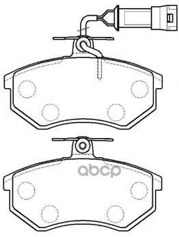 HSB HP9344 колодки тормозные дисковые audi: 80, 90, quattro, coupe VW: passat
