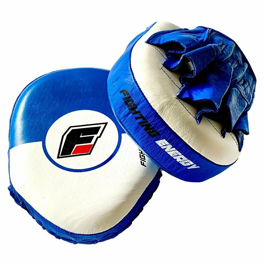 Мини-лапы боксёрские Fighting Energy син/бел