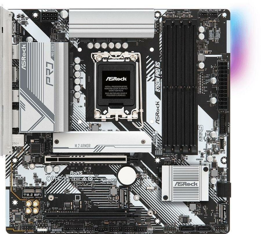 Материнская плата ASRock B760M PRO RS Soc-1700 Intel B760