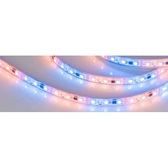 Светодиодная лента Arlight герметичная SPI-P-B60-12mm 12V RGB-PX3 (14.4W/m, IP66, 5060, 5m) (, бегущи